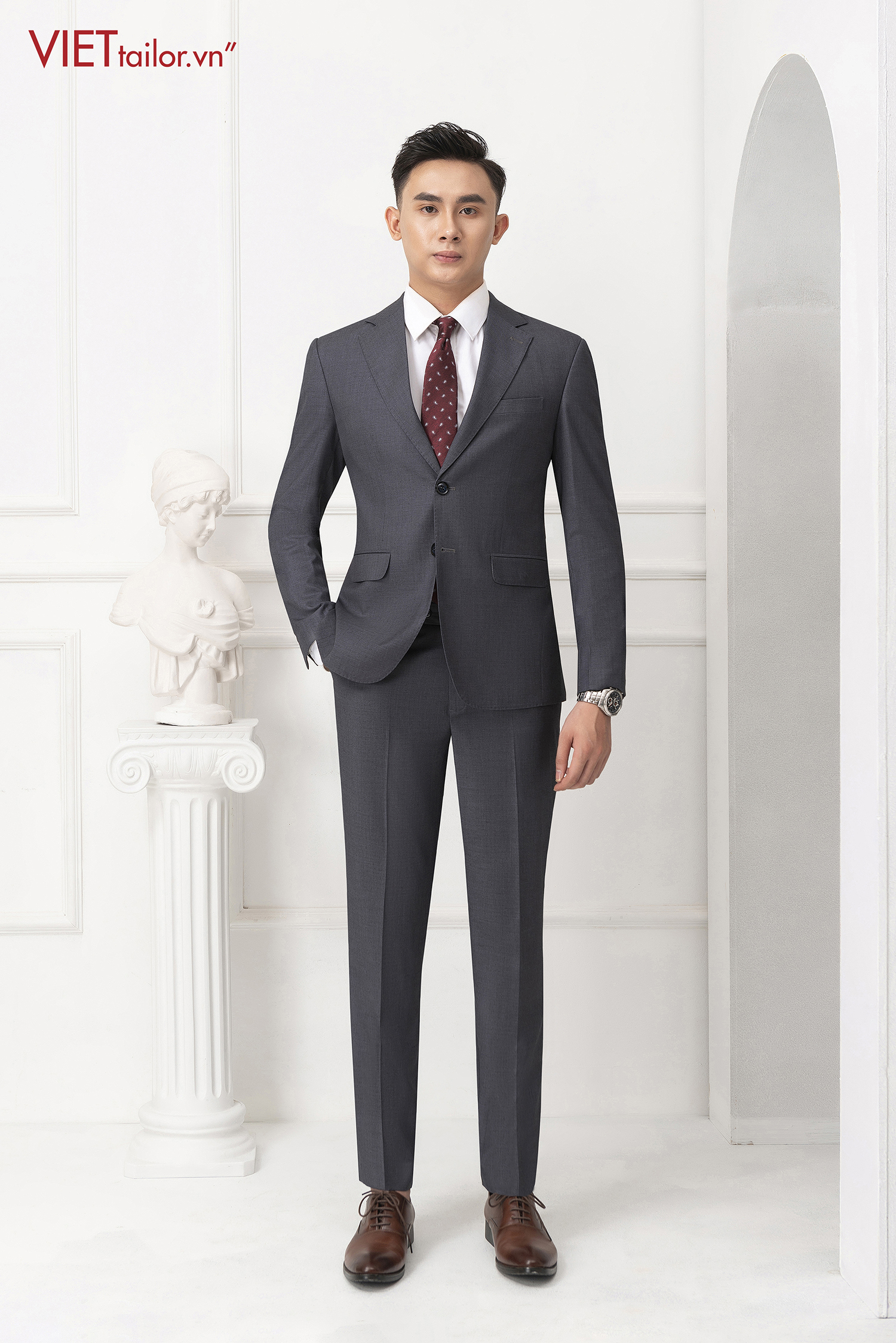 Suit nam màu xám và một số quy tắc cơ bản - viettailor